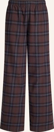 SKIMS Skims Schlafhose Flannel Aus Flanell braun