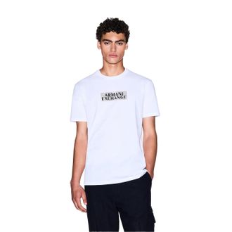A|X Armani Exchange T-Shirt f&uuml;r Herren (Wei&szlig;/Gold)