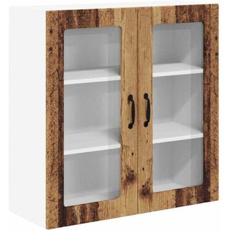 vidaXL Küchenschrank mit Regal Altholz 80 x 31 x 80 cm Holzwerkstoff vidaXL