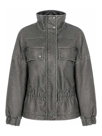 Pinko Manteau Court - Gris