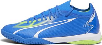 Puma Ultra Match It Fu&szlig;ballschuh f&uuml;r Herren, Ultra Blue, PUMA White, Pro, Gr&uuml;n, 44 EU