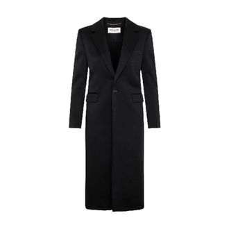 Saint Laurent Damen, M&auml;ntel, Schwarzk, 2XSGr&ouml;&szlig;e