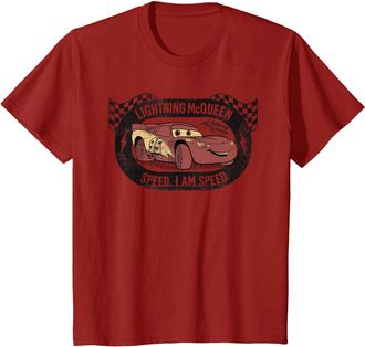 Pixar Disney Pixar Cars Lightning McQueen I am Speed T-Shirt
