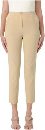 Patrizia Pepe Femme, Pantalons, Beige, Taille: 34 FR Pantalon SlimFit Cropped