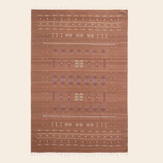 Madura Tapis De Sol Arsalane Brun - MARRON