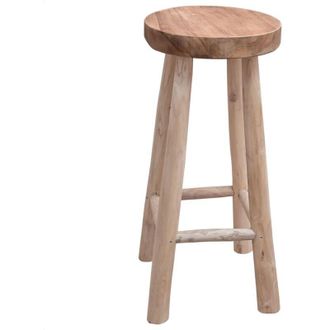 vidaXL Vidaxl - Chaise de bar Bois de teck solide