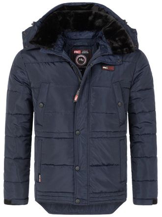 Rock Creek Winterjacke Herren Jacke mit Kunstfellkragen H-393