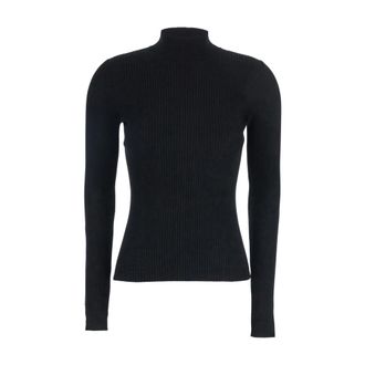 Twinset Femme, Pulls, Noir, Taille: 42 FR Pulls Noirs Lupetto