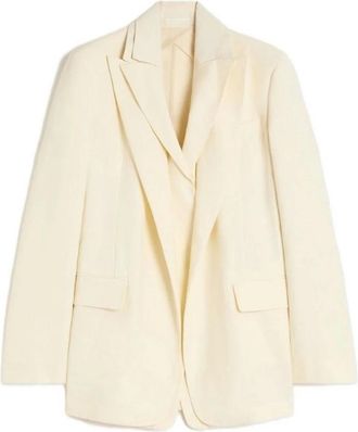Max Mara Femme, Vestes, Jaune, Taille: 34 FR Sartorial Blazer