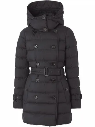 Burberry Regenmantel mit abnehmbarer Kapuze - Schwarz