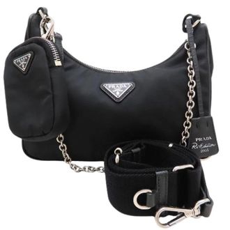 Prada Pre-owned Vintage Schultertasche - - Pre-owned - Damen - Schwarzk - ONE SIZE