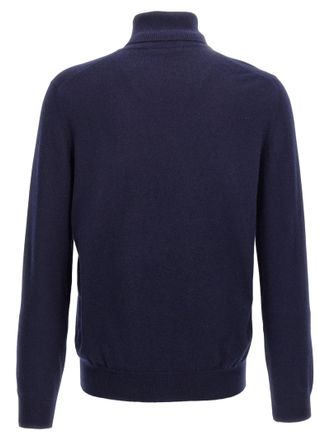 Brunello Cucinelli Mens Blue Cashmere Cardigan Clothing