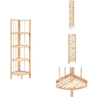 vidaXL Vidaxl - tag&egrave;re dangle bois de c&egrave;dre 27 x 27 x 110 cm - &Eacute;tag&egrave;re Dangle - Biblioth&egrave;que Murale - Meuble Rangement - &Eacute;tag&egrave;re Bois - &Eacute;tag&egrave;re C&egrave;dre