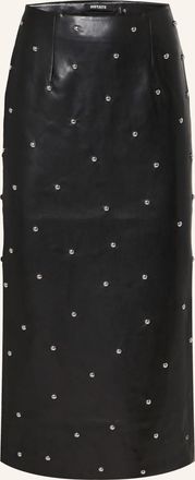 Rotate Rotate Rock In Lederoptik Mit Nieten schwarz