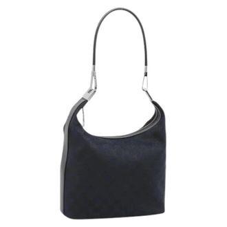 Gucci Pre-owned Vintage GG Canvas Schultertasche - - Pre-owned - Damen - Schwarzk - ONE SIZE