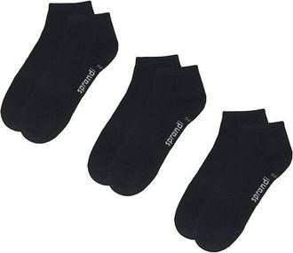 Sprandi Kurze Socken 0MB-003-AW23 (3-pack) Schwarz