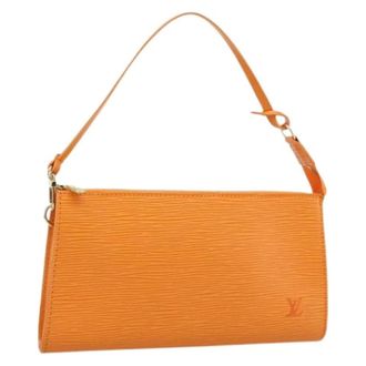 Louis Vuitton Pochette daccessoires Pre-owned - Femme - Pre-owned - Orange - Taille: ONE Size