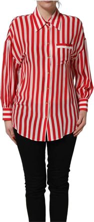 Dolce & Gabbana Femme, Blouses et Chemises, Multicolore, Taille: 38 FR Blouse &agrave; manches longues