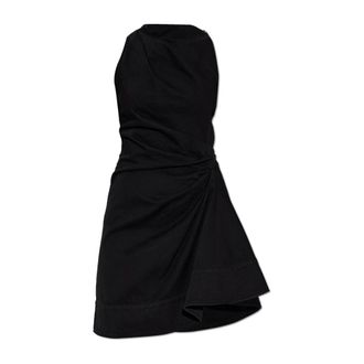 Alexander McQueen Denim Asymmetric Mini Dress - - Dresses - Damen - Schwarzk - S