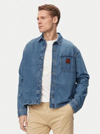 Guess Jeanshemd M6GH51 D5M5V Blau Oversize