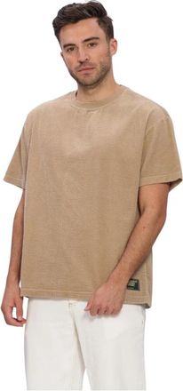 Anerkjendt Akvillads Cord Cord SS Tee - - Tops - Herren - Beige - M