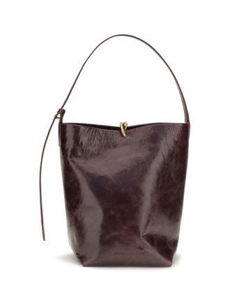 Benedetta Bruzziches Suede Bucket Bag - Brown