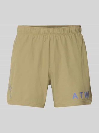 Halo Shorts mit elastischem Bund und Label-Print