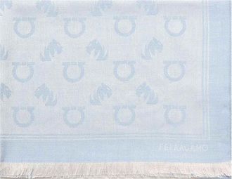 Ferragamo &Eacute;charpe - Bleu