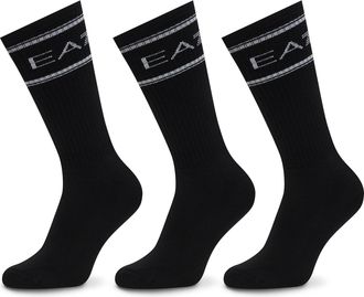 Emporio Armani Lange Socken EA7 Emporio Armani 7X000381 AF18572 MC419 Schwarz