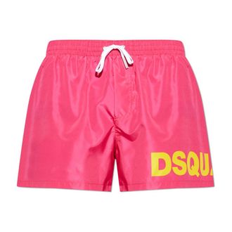 Dsquared2 Homme, Maillots de bain, Rose, Taille: M Logo Swim Shorts