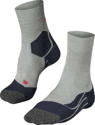Falke Damen Laufsocken RU3 Comfort W SO Lyocell Funktionsmaterial antiblasen 1 Paar, Grau (Light Grey 3406), 39-40
