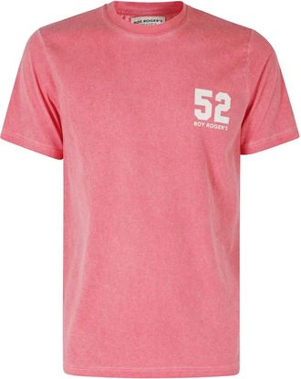 Roy Rogers Homme, Tops, Rouge, Taille: 2XL T-Shirt Jersey Print 52 Delave