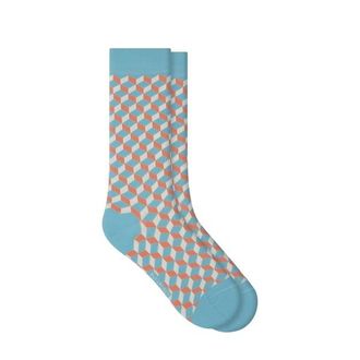 Bleufor&ecirc;t Chaussettes mi-hautes Cubes