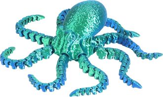 Generic Octopus 3D-Druck - Spielzeug mit Tintenfischen, 3D-Druck, sensorisches Erlebnis der Meereskreatur, Pavoucs f&uuml;r Touchscreen, unruhiger Spa&szlig;, Innendekor