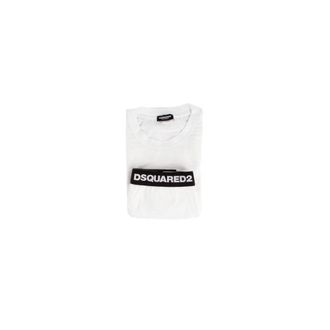Dsquared2 Homme, Sous-v&ecirc;tements, Blanc, Taille: L Ensemble slip et T-shirt