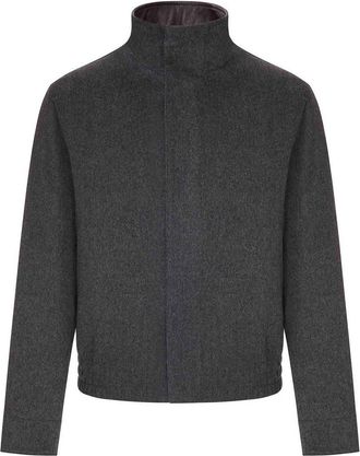 Lardini Manteau Court - Gris