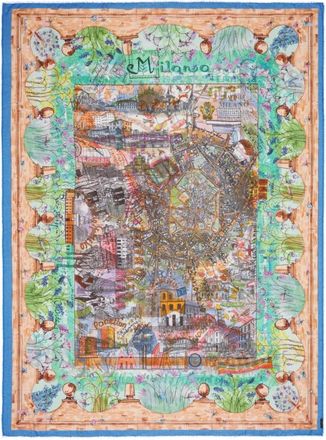 Faliero Sarti Femme, Accessoires, Multicolore, Taille: ONE Size Sciarpa Sci Milano