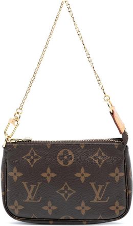 Louis Vuitton Crossbody Bags - Monogram Mini Pochette Accessoires - Gr. unisize - in Braun - f&uuml;r Damen