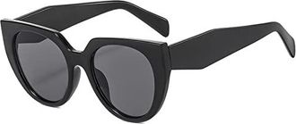 Generic Lunettes de soleil à monture large tendance pour hommes et femmes pour décoration de vacances en plein air (couleur : E, taille : moyen) 2026, a, Tail