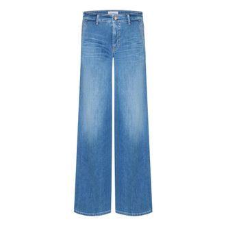 Cambio Femme, Jeans, Bleu, Taille: 40 FR Wide Jeans