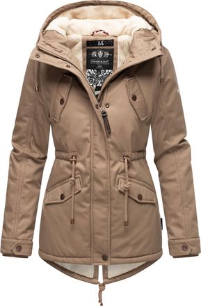 Marikoo Damen Winterjacke Manolya mit Teddyfellfutter & Baumwoll-Obermaterial