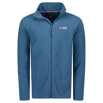 Canadian Peak Tugeak_ Fz_Men - Mens Warm Mid Thick Fleece Zip - Mens Autumn Winter Spring Warm Jacket - Long Sleeve Sweater Soft Comfort Outdoor (Petrol 3XL)