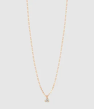 Gigi Clozeau Collier Gigi Supr&ecirc;me, Or 1 diamant, 42 cm