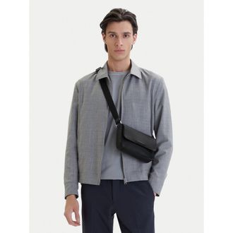 Calvin Klein Handtasche Calvin Klein Raised Small Flap Messenger LV04D3327G Schwarz