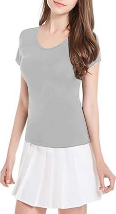 Generic Hauts pour femme avec soutien-gorge int&eacute;gr&eacute;, grande taille, soutien-gorge &eacute;tag&egrave;re, t-shirts, yoga, gym, sport, sous-v&ecirc;tements, d&eacute;t&eacute;, d&eacute;contract&eacute;, conf