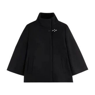 Fay Femme, Vestes, Noir, Taille: 44 FR Cape