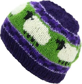 Loud Elephant Bonnet en laine tricot&eacute;, taille unique