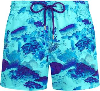 Vilebrequin Homme, Maillots de bain, Bleu, Taille: 4XL Stretch Short Swim Shorts