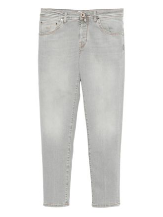 Jacob Cohen jean en coton mélangé - Gris