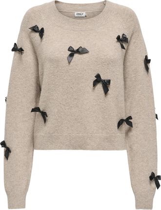 Only Onlnoelle Ls Bow Pullover Nca KNT